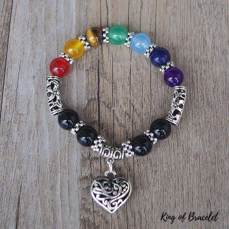 Bracelet 7 Chakras Guérison et Amour